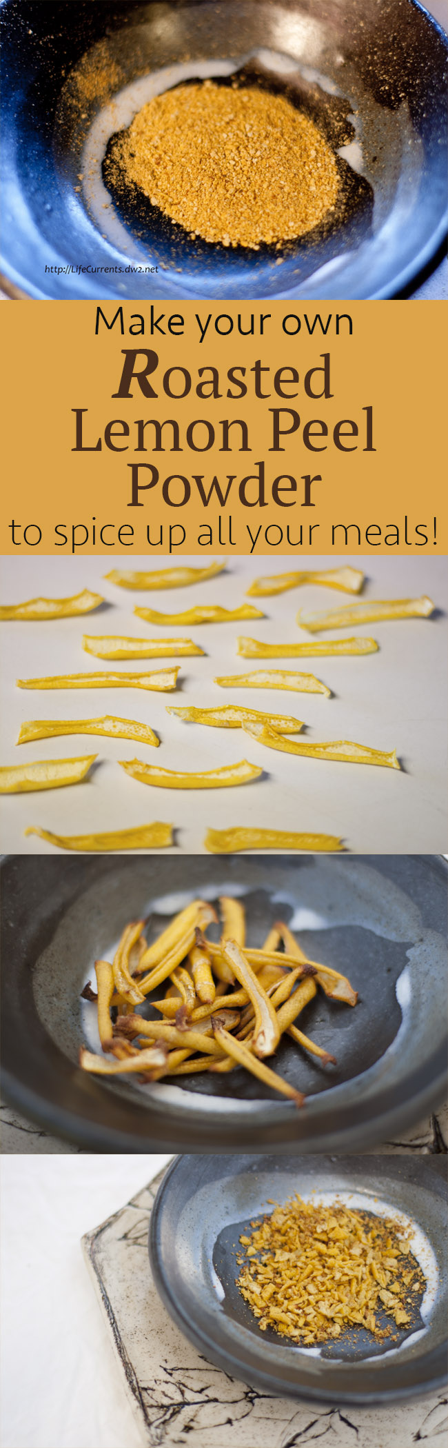 Roasted Lemon Peel Powder - Life Currents