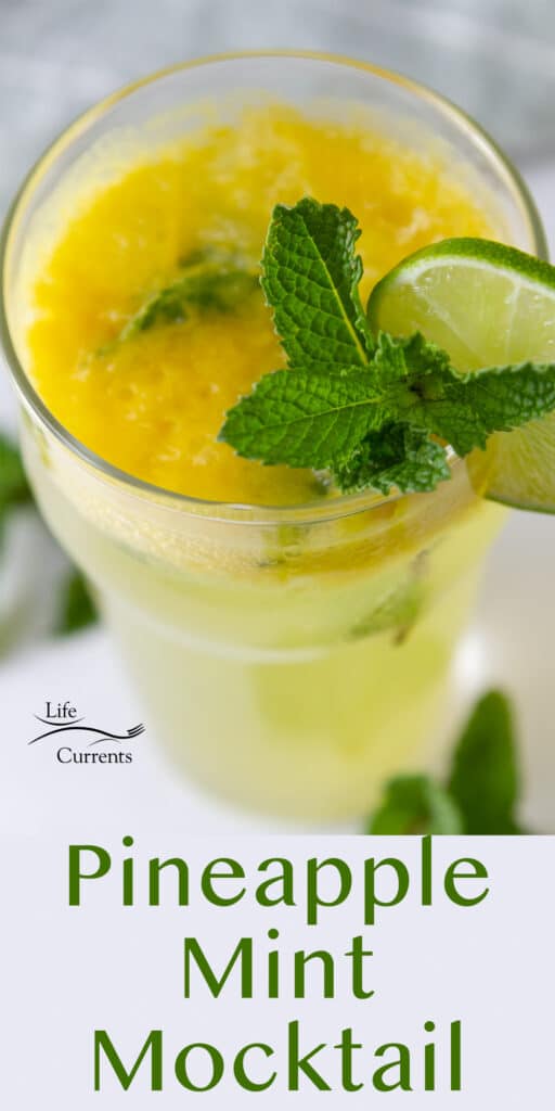 Pineapple Mint Mocktail - Life Currents