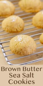 Brown Butter Sea Salt Cookies - Life Currents